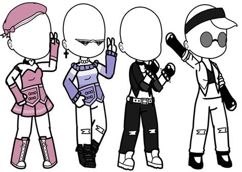 Я сделала одежду для гачеров Одежда Клубы