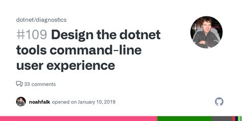 Design The Dotnet Tools Command Line User Experience Issue 109