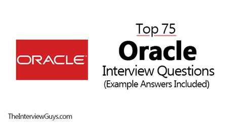 Top Oracle Interview Questions With Example Answers