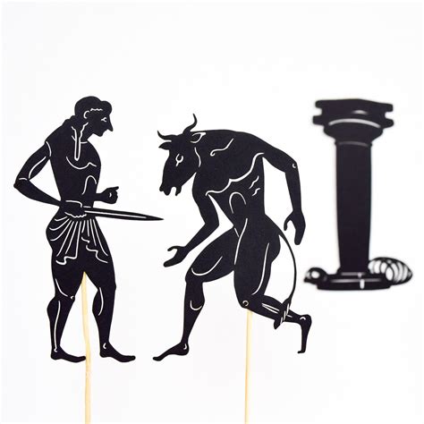 Theseus Vs Minotaur Art