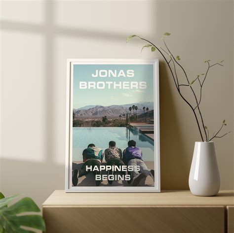 Jonas Brothers Happiness Begins Album Poster Sold By Tame Sku 47748457 Printerval