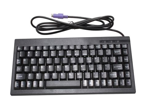 SolidTek KB-595BP Black PS/2 Wired Mini Keyboard - Newegg.ca
