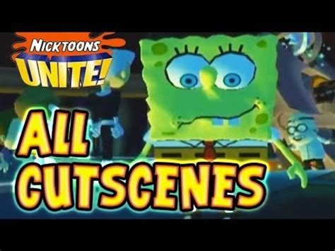 Nicktoons Unite All Cutscenes Full Game Movie Ps2 Wii Video