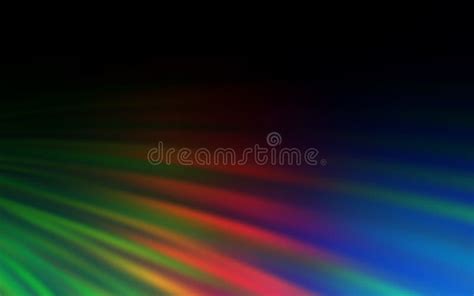 Dark Multicolor Vector Backdrop With Curved Lines Stock Vector Illustration Of Color Curly