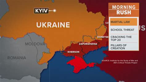 Russias Putin Declares Martial Law In Annexed Ukraine Regions