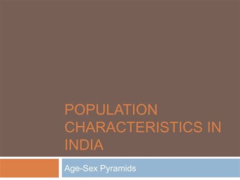 1 2 Constructing Age Sex Pyramids Ppt