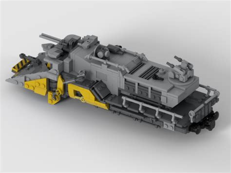 Lego Moc Avatar 2 Rda Maglev Train V2 By Ryangc Productions Rebrickable Build With Lego