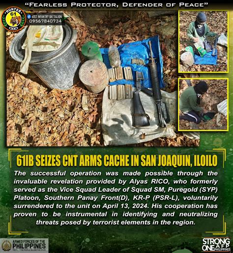 Philippine Army Army News 61ib Recovers Cpp Npa Arms