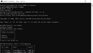 Phpmyadmin Command Line Xampp Mysql Mysql Command Line Mysql Query In Php