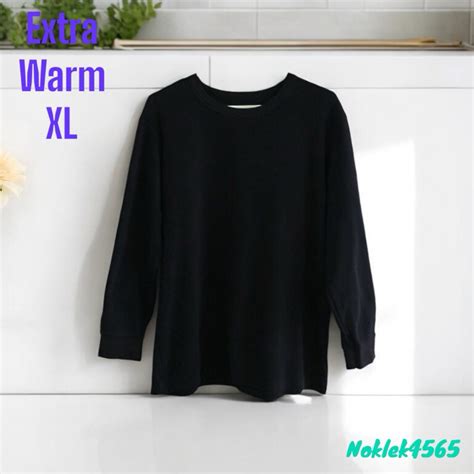 เสื้อ Uniqlo Heattech Extra Warm Xl ฮีทเทค ยูนิโคล่ ชาย Shopee Thailand