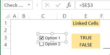 Use Check Box Result In Excel Formula Contextures Blog