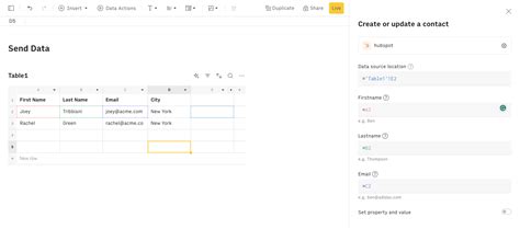 Using Hubspot With Rows Rows
