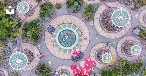 테마파크의 항공사진 사진 Unsplash의 무료 싱가포르 이미지