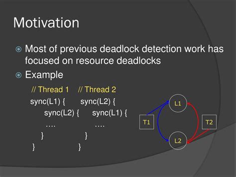 Ppt An Effective Dynamic Analysis For Detecting Generalized Deadlocks