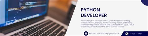 Keerthi Reddy Senior Python Developer Linkedin