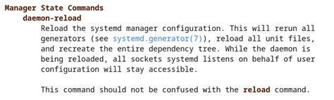 Solved Can One Daemon Reload Restart Impact On Other Daem Red Hat Learning Community
