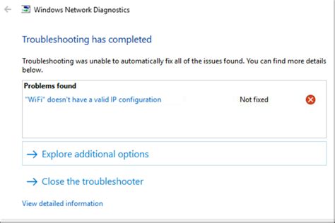 WiFi Doesn T Have A Valid IP Configuration On Windows Fix