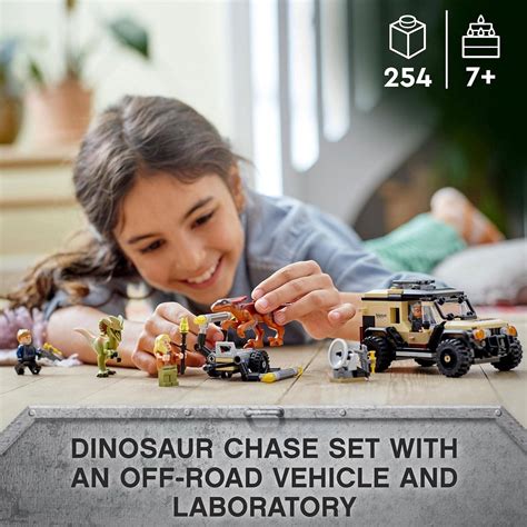 Lego Jurassic World Pyroraptor And Dilophosaurus Transport 76951