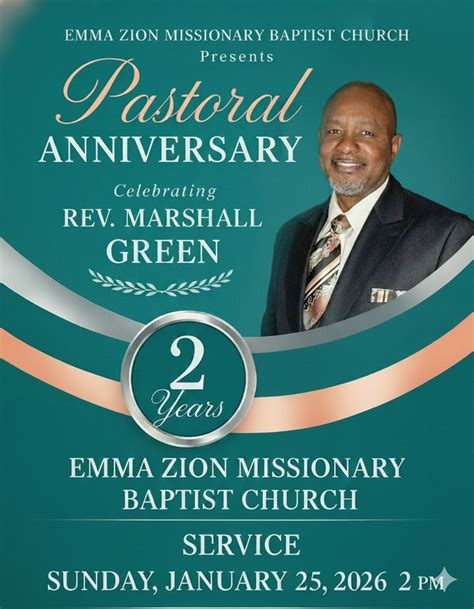 Pastor Appreciation Service For Rev Marshall Green