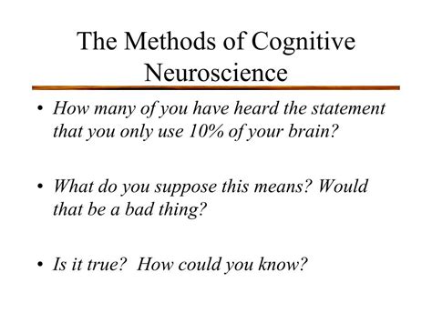 Ppt Neuroscience 3680 Cognitive Neuroscience Dr Matthew Tata Powerpoint Presentation Id