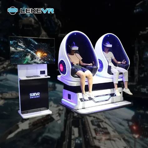 Leke Vr 9d Vr Egg Chair Virtual Reality Game Machine 2 Seats Capsule