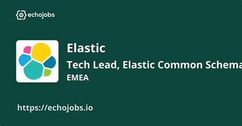 elastic is hiring tech lead elastic common schema open telemetry emea [elasticsearch] r