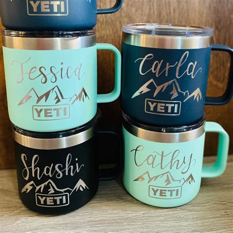 Engraved Custom Yeti Mugs Etsy