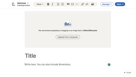 How To Write A LinkedIn Article
