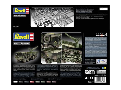 Revell 03367 Kit De Modélisme Man 10t Milgl Truck 8x8 135