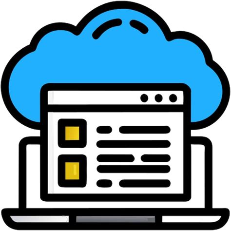Premium Vector Isolated Cloud Storage Icon Colored Outline