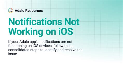 Notifications Not Working On Ios Adalo Resources