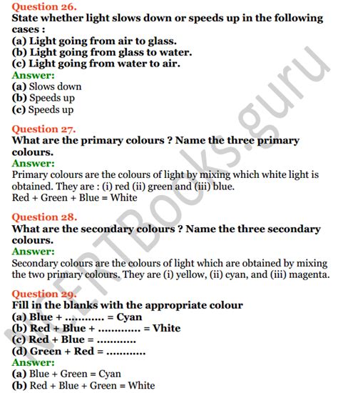 Selina Concise Physics Class 7 Icse Solutions Chapter 4 Light Energy