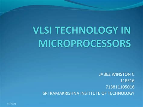Vlsi Design Ppt Computing Technology And Computing