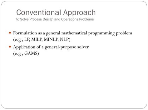 Ppt Combinatorial Framework For Process Design And Synthesis Powerpoint Presentation Id1899440