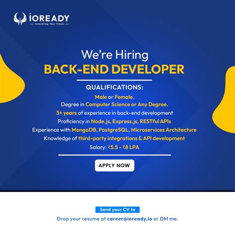 Hiring Backenddeveloper Nodejs Expressjs Mongodb Postgresql Akileshwaran G