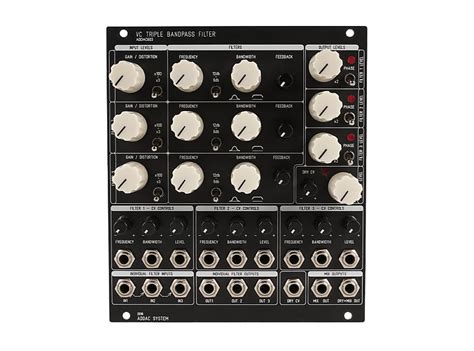 ADDAC System ADDAC VC Triple Band Pass Filter USED Reverb