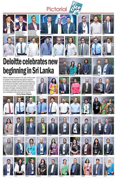 Deloitte Celebrates New Beginning In Sri Lanka Daily Ft