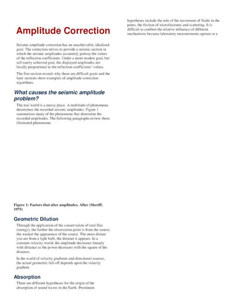 Pdf Seismic Amplitudes Correction Dokumen Tips