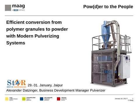 Pdf Powder To The People Efficient Conversion From Main