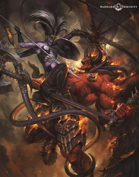 Slaanesh The Lore Warhammer Community Warhammer Warhammer Fantasy