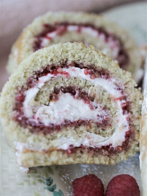 Raspberry Swiss Roll Bake With Jamie
