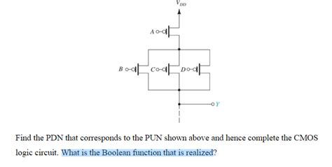 Solved Find The Pdn That Corresponds To The Pun Shown Above