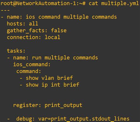 unsupported parameters for ios command module · issue 73499 · ansible ansible · github
