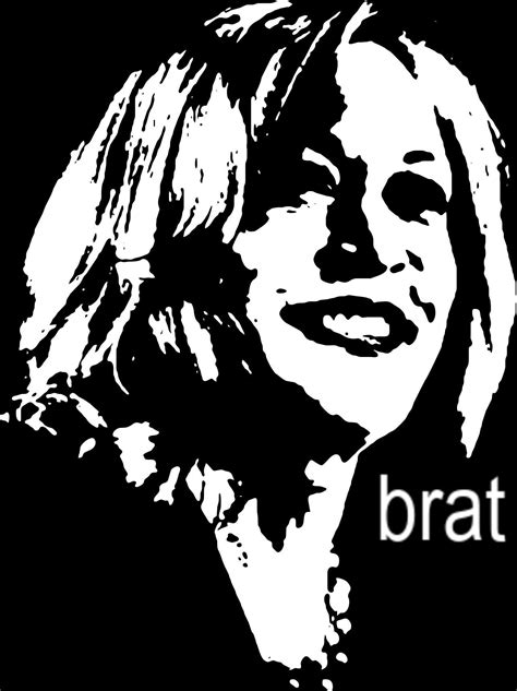 Brat Vector File Etsy