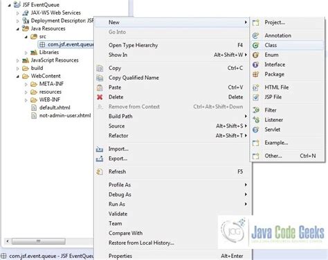 Jsf Event Queue Example Java Code Geeks