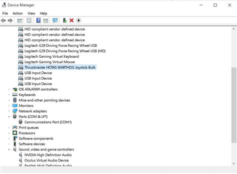 Warthog Joystick Not Working It Is Detected In Device Manager Sort Of