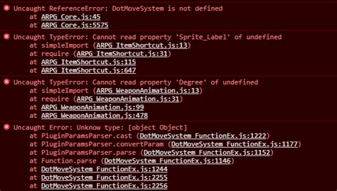 ARPG Plug In Set Issue DotMoveSystem Is Not Defined RPG Maker Forums
