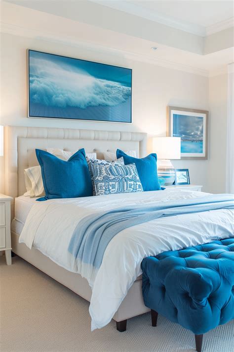 60 Elegant Blue And White Bedroom Design And Decor Ideas Creativebooster