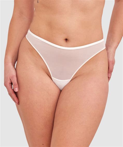 Bras N Things Sexy Basics High Leg G String Ivory