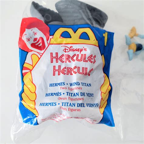 Disney Hercules Hermes And Wind Titan Mcdonalds Happy Meal Toy Sealed